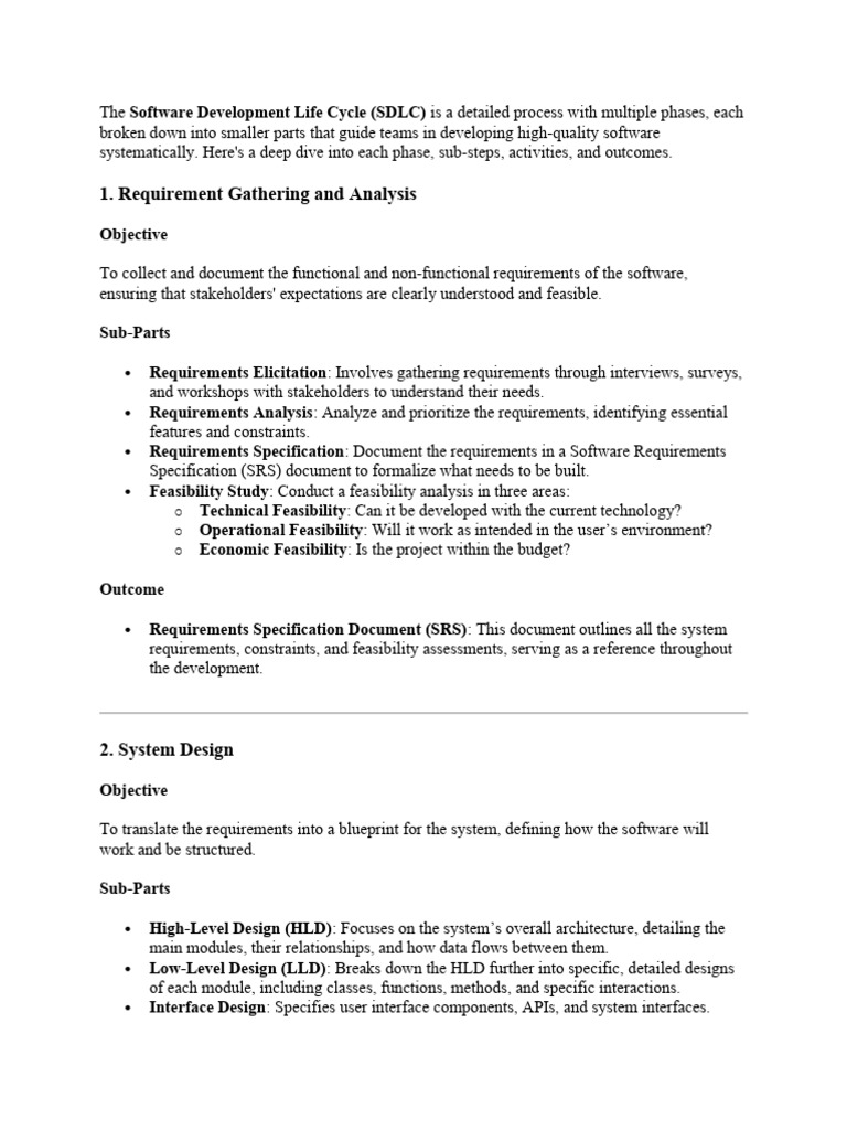8 - Software Development Life Cycle (SDLC) (By Faraz Masood Sir) | PDF ...