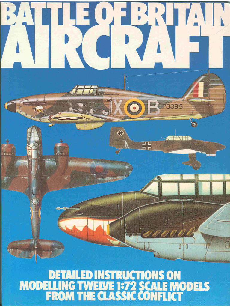 Battle of Britain Aircraft Instructions On Modelling 1 72 Scale Models ...
