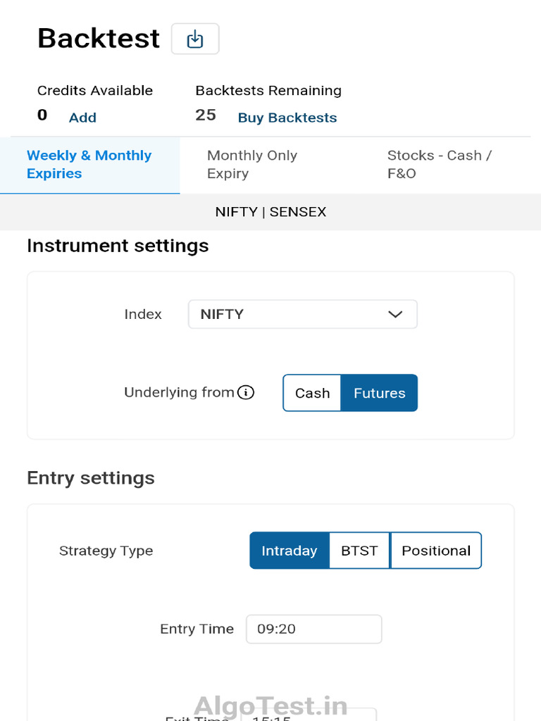 Algotest Strategy 2025-03-07-08 16 50 | PDF