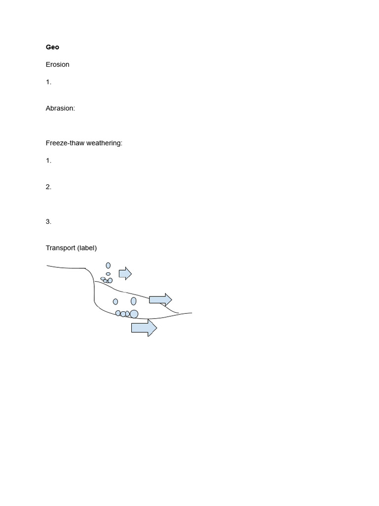 Understanding Geo Erosion and Plate Tectonics | PDF