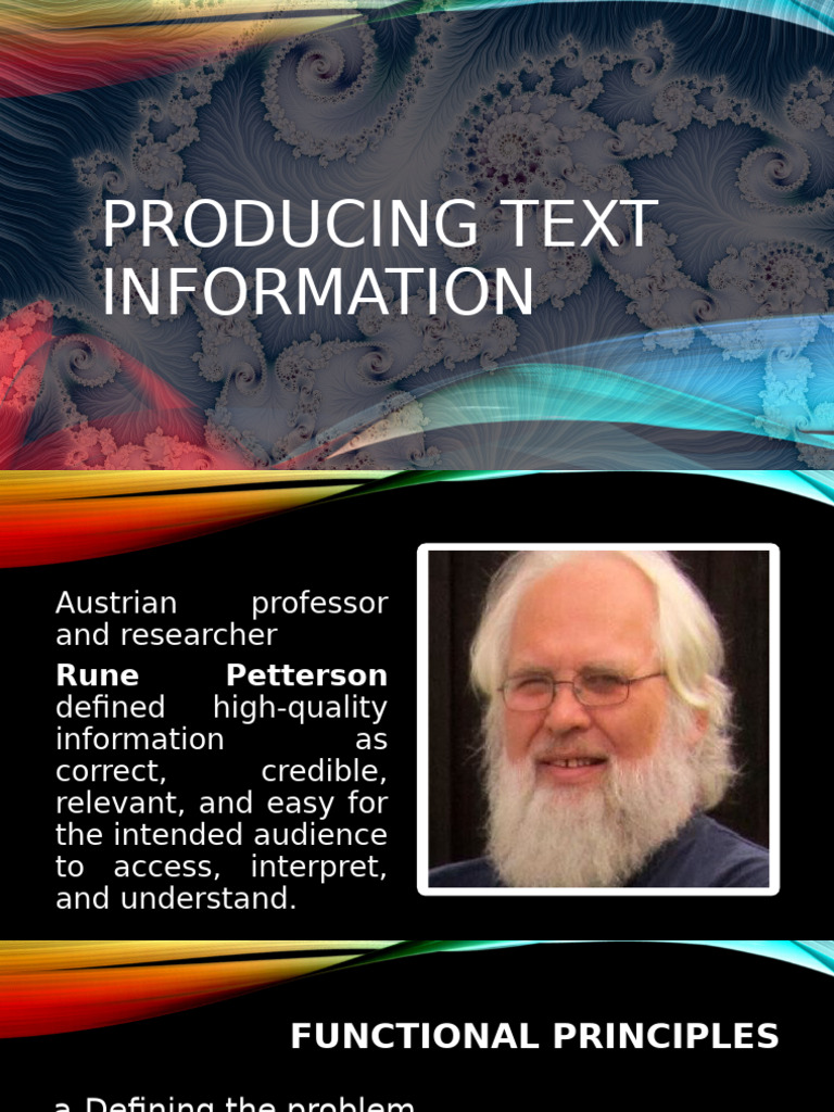 Lesson 10 Producing Text Information | PDF | Cognitive Science | Typography