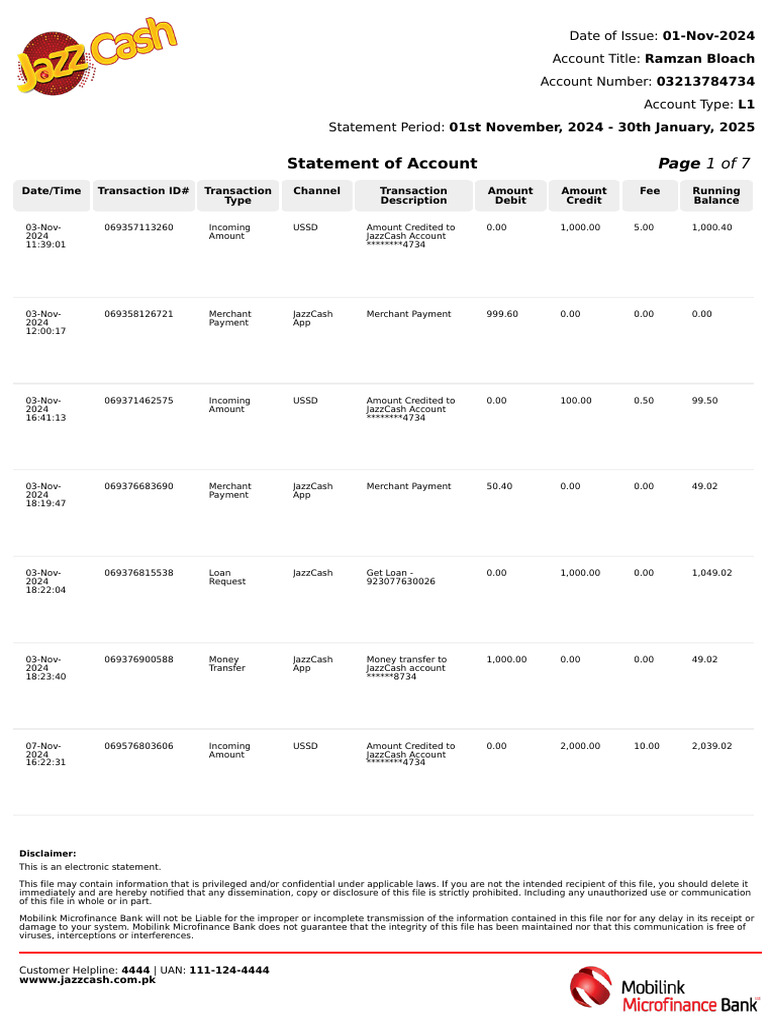 AccountStatement (2) | PDF | Debit Card | Credit Card