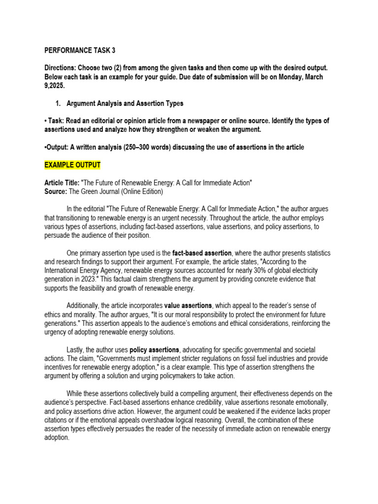 RWS-PERFORMANCE-TASK-3 | PDF | Waste | Educational Technology