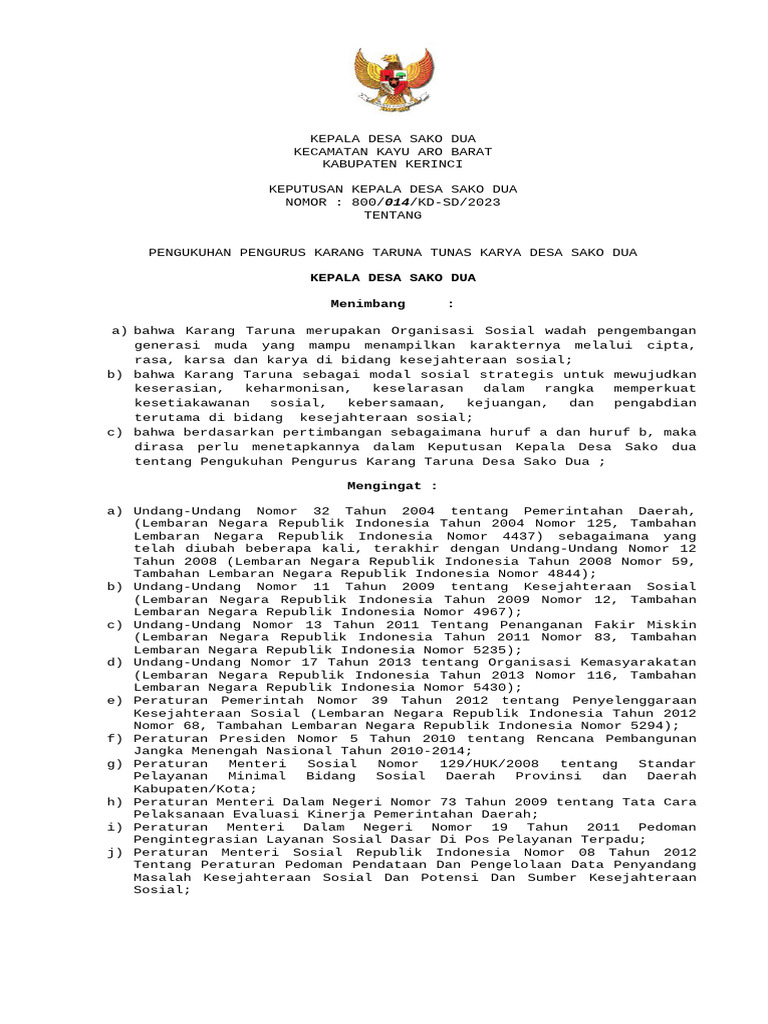 SK Karang Taruna | PDF