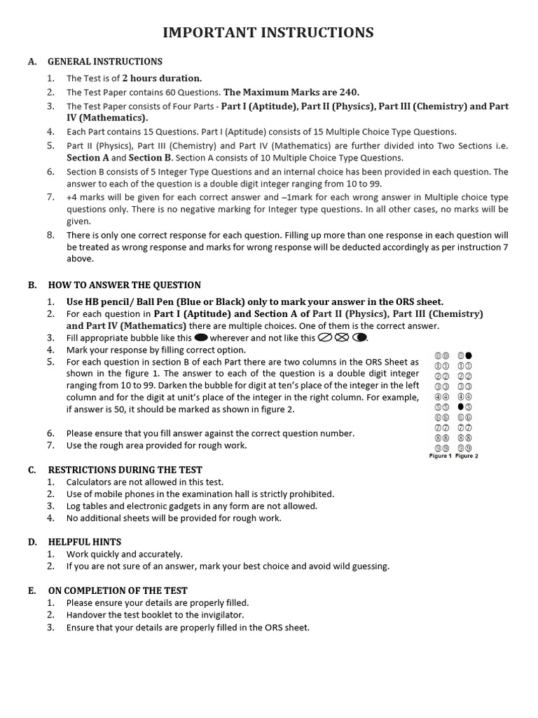 Set-2a - Selection Test Paper (2024-2025) | PDF | Multiple Choice ...