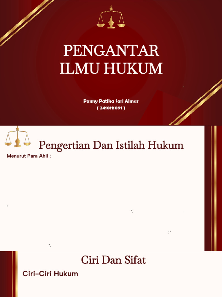 PPT_PENGANTAR_ILMU_HUKUM[1] | PDF