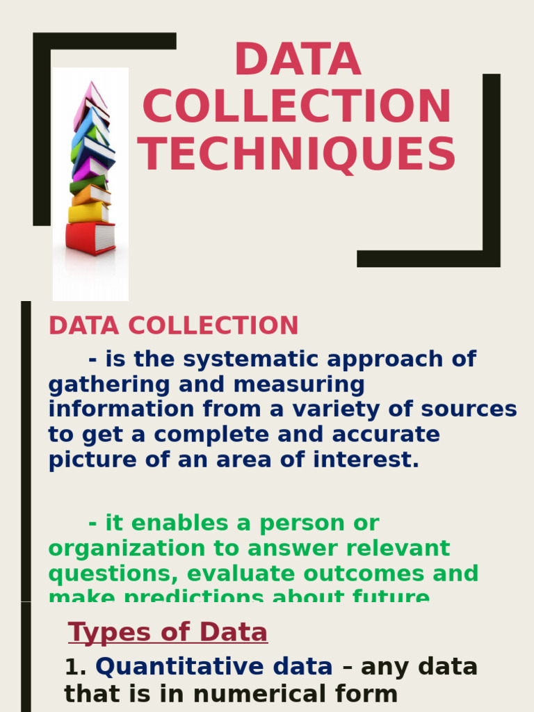 Data Collection Techniques | PDF