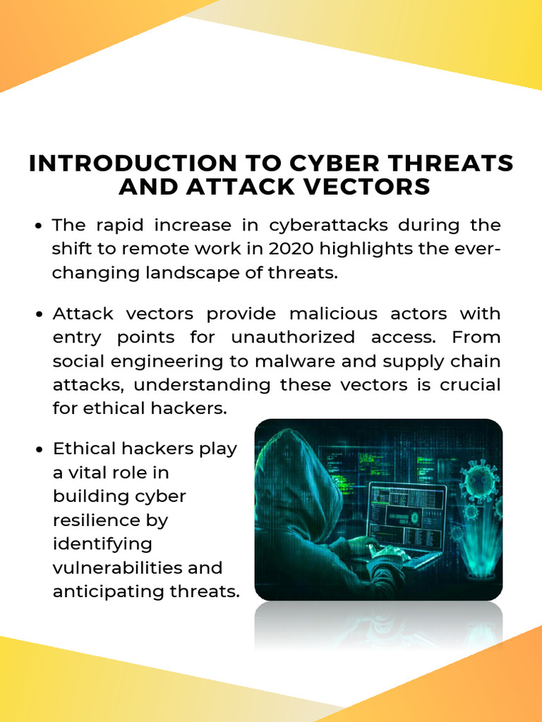 8 - Introduction-to-Cyber-Threats-and-Attack-Vectors | PDF