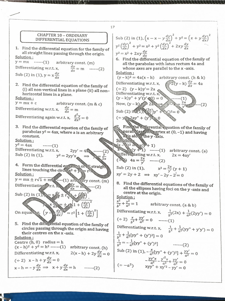 2,3 Marks - Maths Chapter 10 | PDF