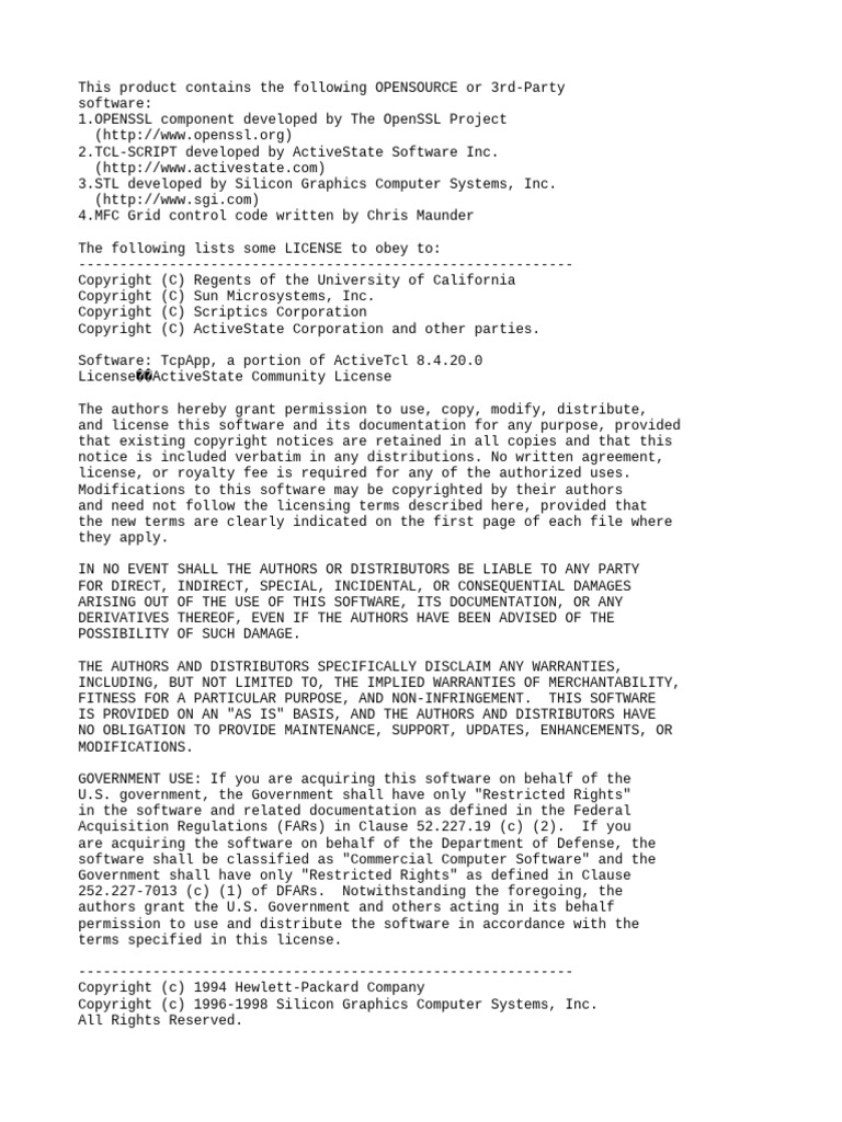 3rdlicense | PDF | Legal Liability | Copyright