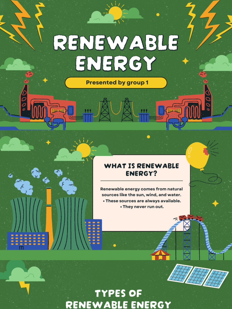 Renewable Energy Overview and Benefits | PDF