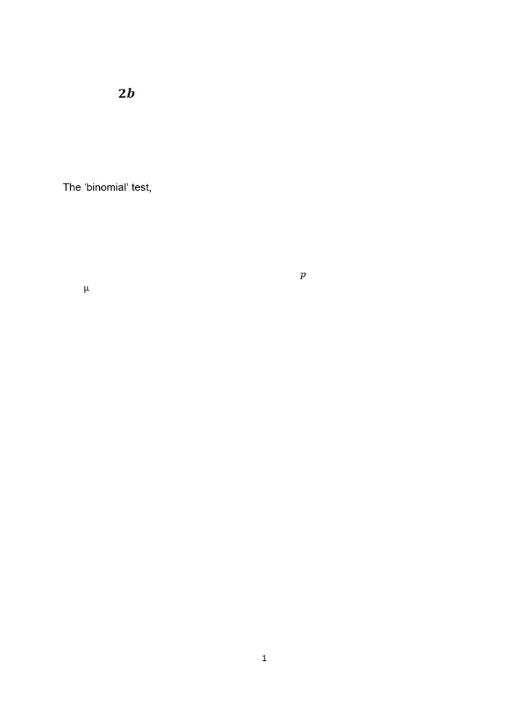 Biostatistics 2b statistical testing theory | PDF | Type I And Type Ii ...