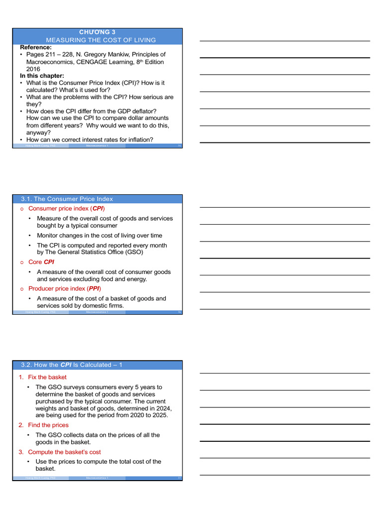 Handout 3 English CLC | PDF | Cost Of Living | Consumer Price Index