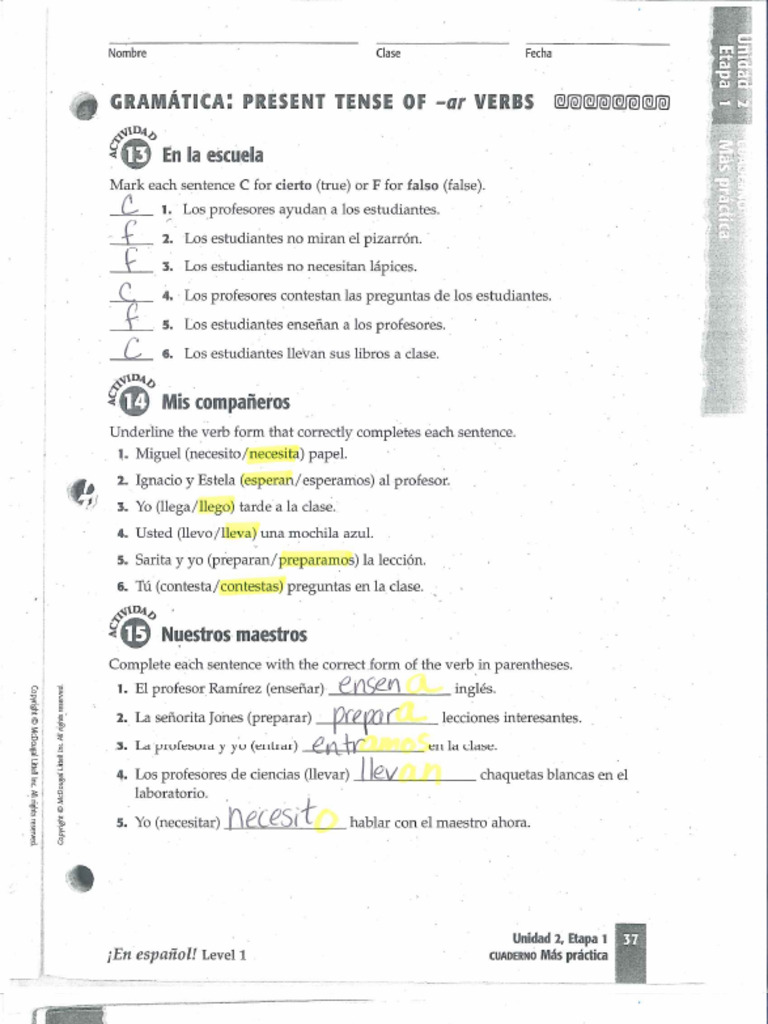 Sp1unidad2 1maspractica13-18key | PDF
