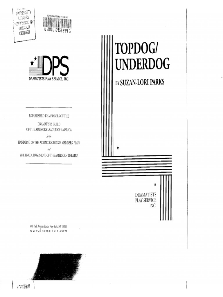 Topdog-Underdog Script | PDF
