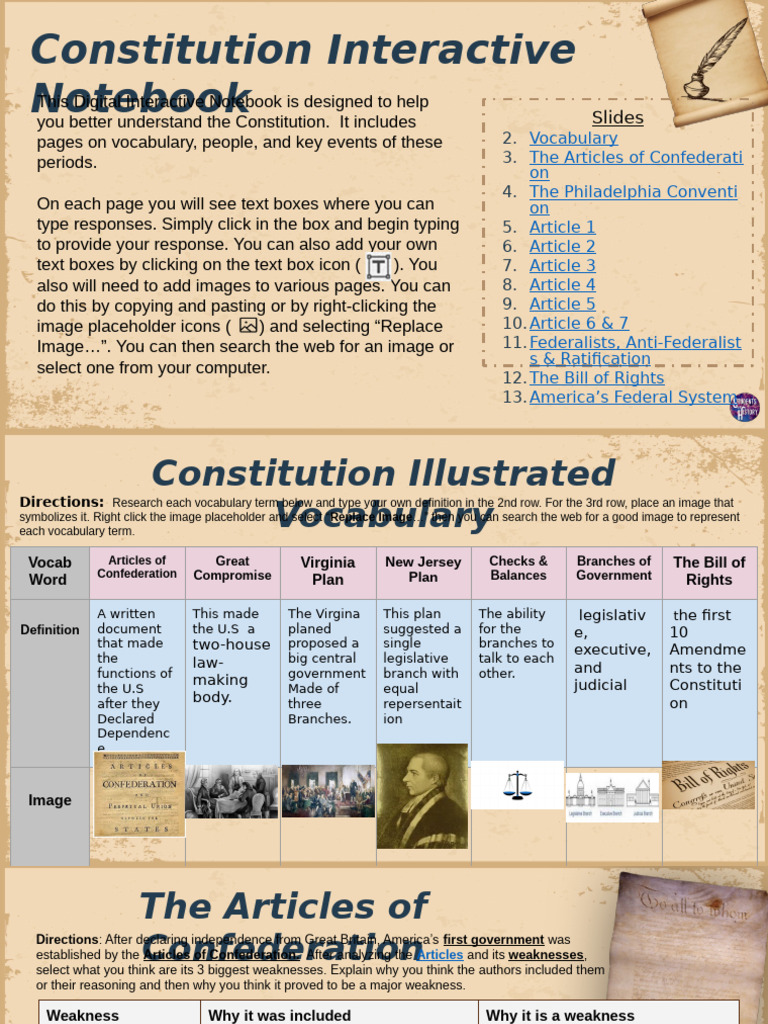 Constitution Digital Notebook - Jaden Speelman | PDF | The Federalist ...
