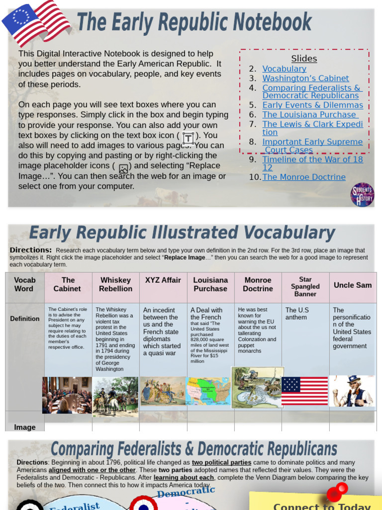 Early Republic Digital Notebook Jaden Speelman | PDF | Lewis And Clark ...