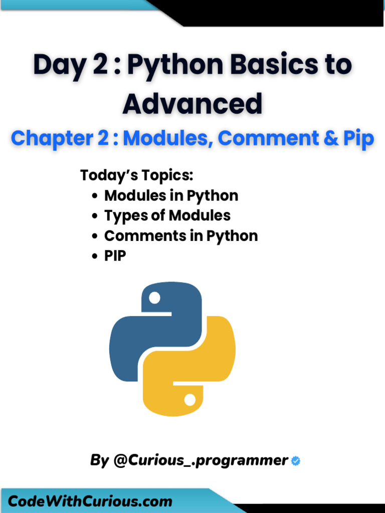 Day_2_Python_Basic_to_Advanced_Modules,_Comments_&_Pip__250309_181046 | PDF | Python ...