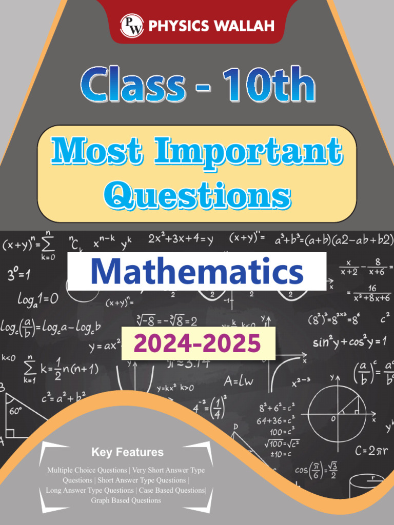 Most Important Questions_Maths | PDF | Factorization | Polynomial