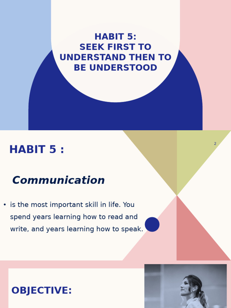 HABIT-5 | PDF | Public Speaking | Concept