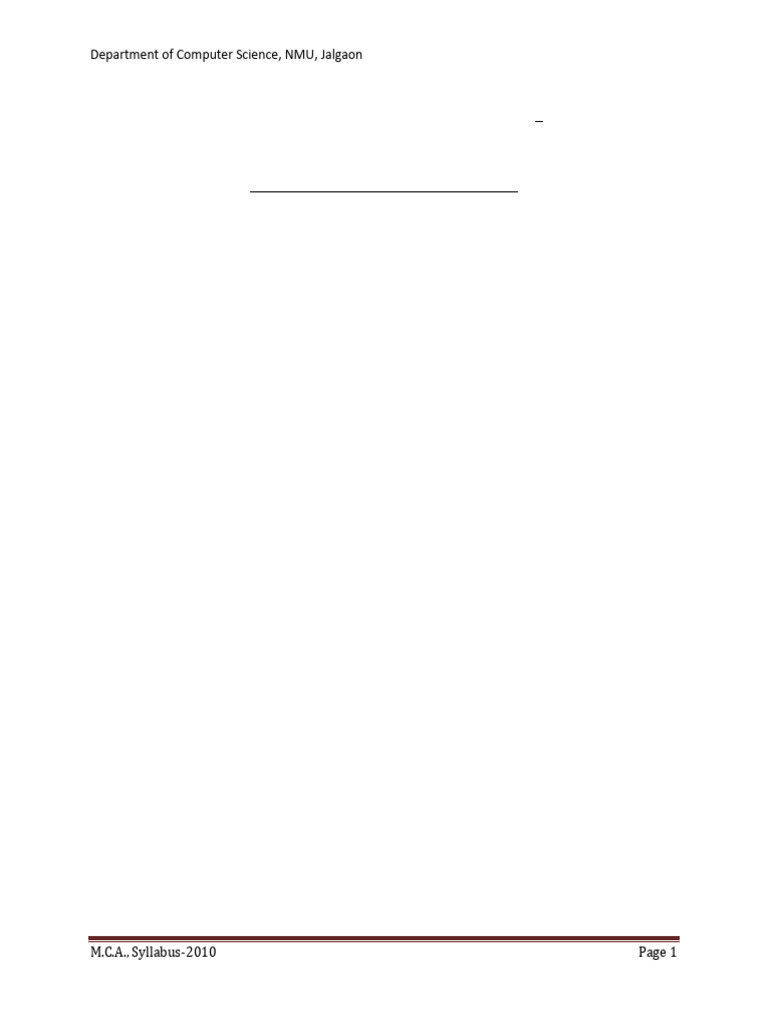MCA | PDF | Relational Database | Computer Network