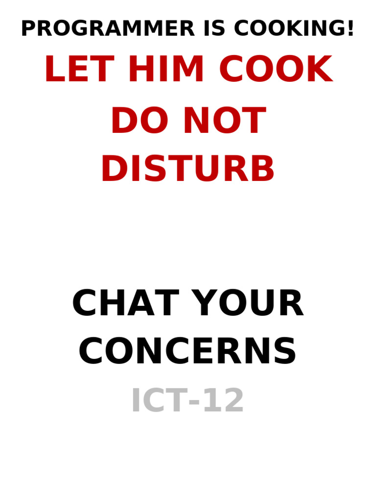 Programmer is Cooking | PDF