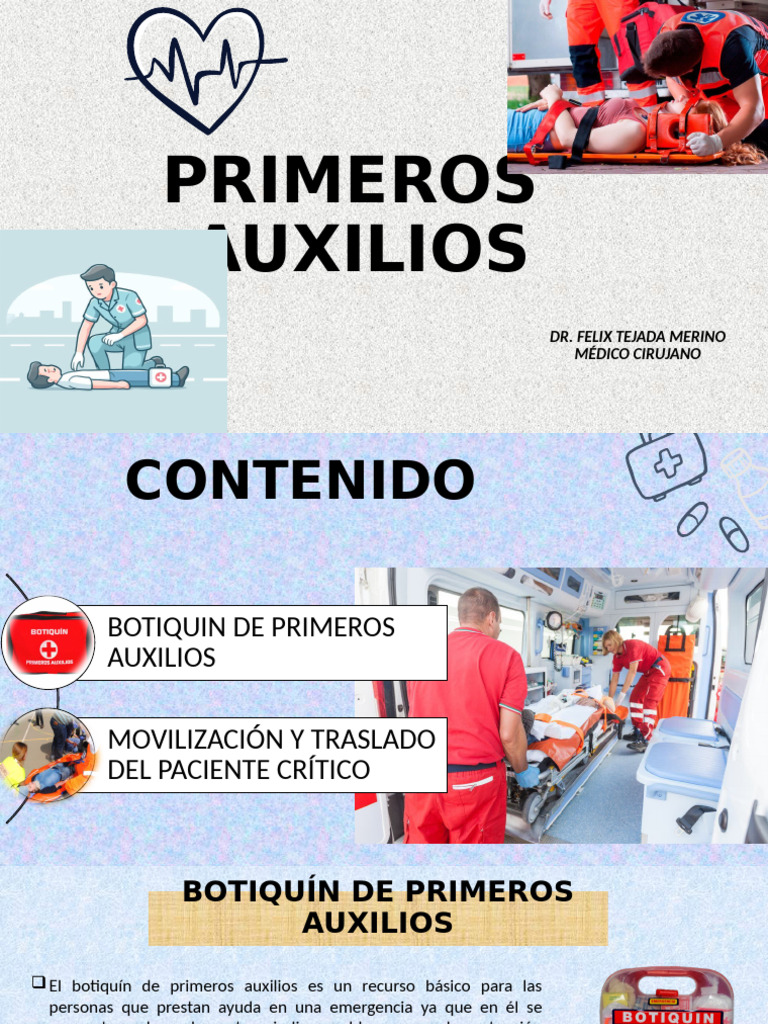 S9 - Primeros Auxilios - DR Felix Tejada | PDF