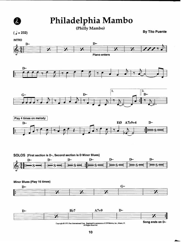 Philadelpia Mambo | PDF