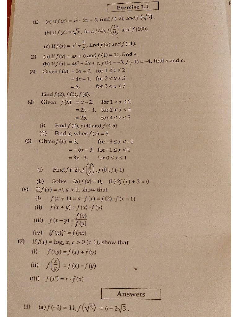 Functions and their applications | PDF
