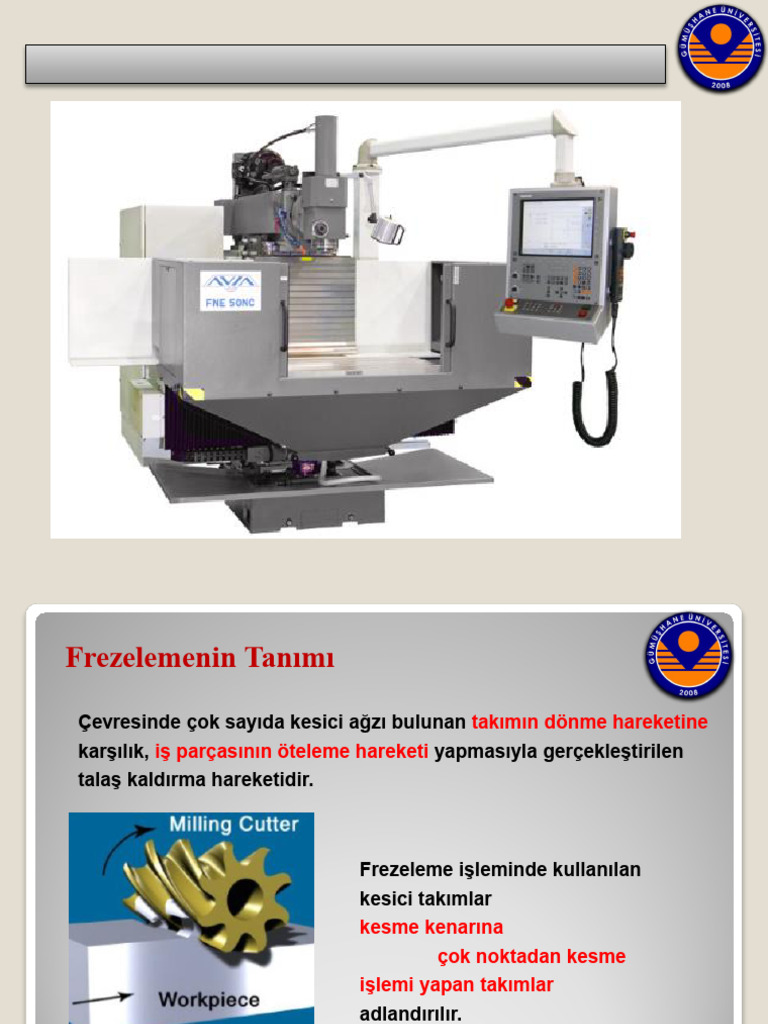 CNC Freze Tezgahlarinin Programlanmasi | PDF