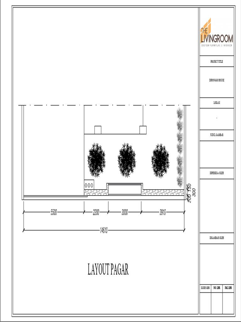 1.layout Pagar - Diponggo | PDF