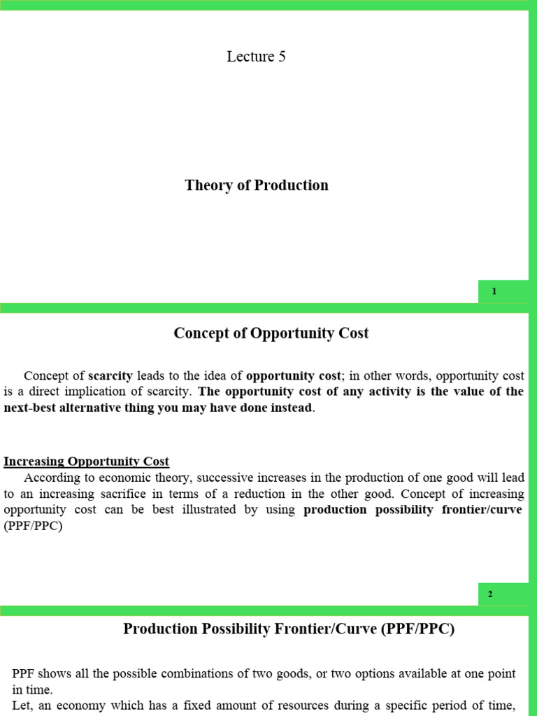 theory production slide | PDF | Economies | Production And Manufacturing theory production slide | PDF | Economies | Production And Manufacturing