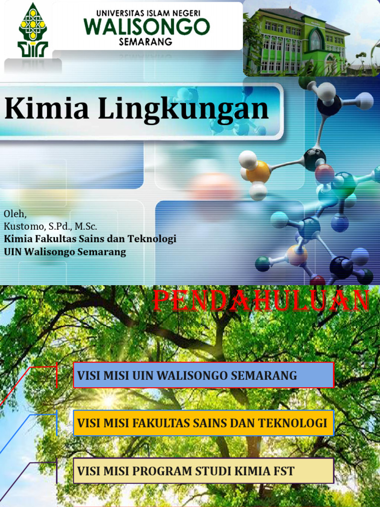 Pendahuluan Kimia Lingkungan | PDF
