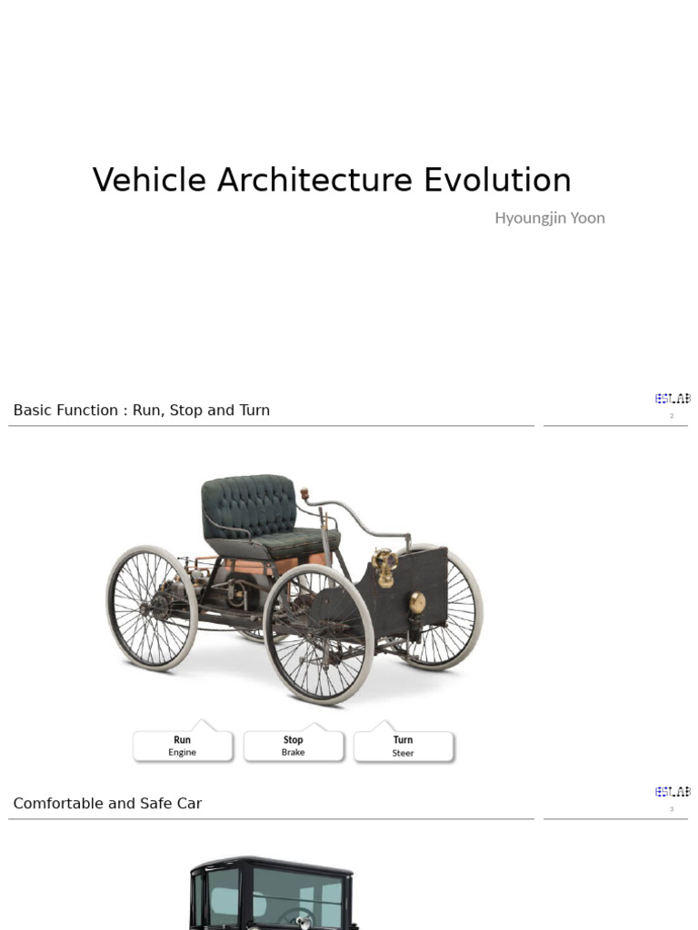 Vehicle EE System Evolution Overview | PDF | Car | Truck