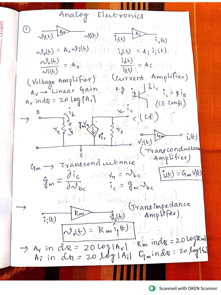 Analog Notes | PDF