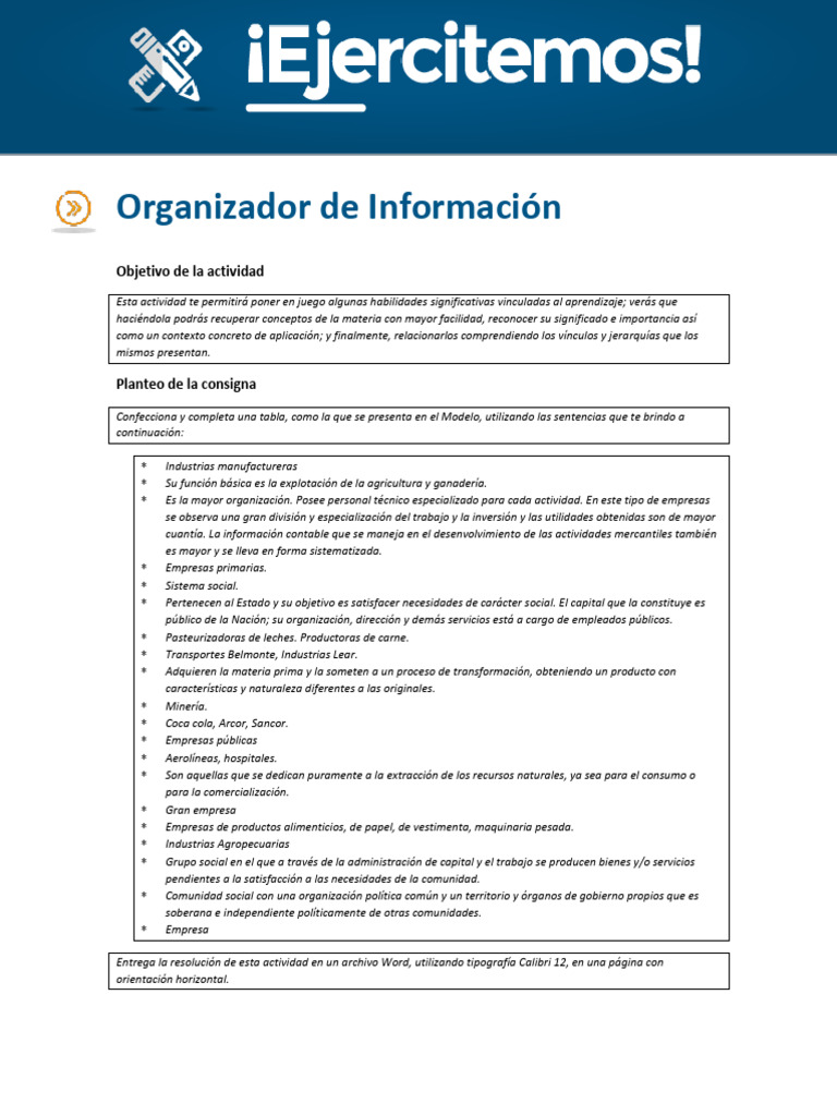 Actividad 4 M1_consigna (9) | PDF | Business | Capital (economía)