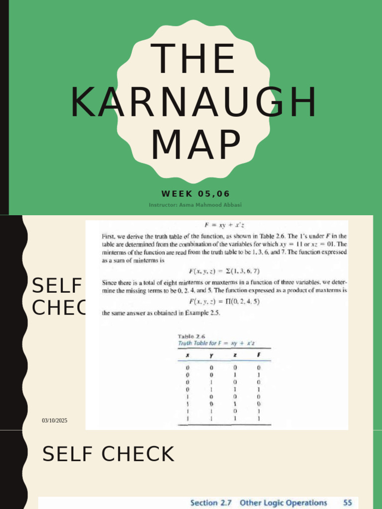 Week05,06 -K Map | PDF