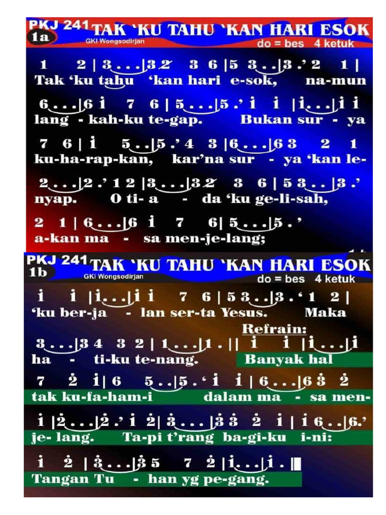 Tak Ku Tahu Kan Hari Esok | PDF