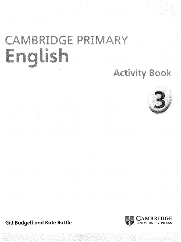 Cambridge Primary English 3 Activity Book | PDF