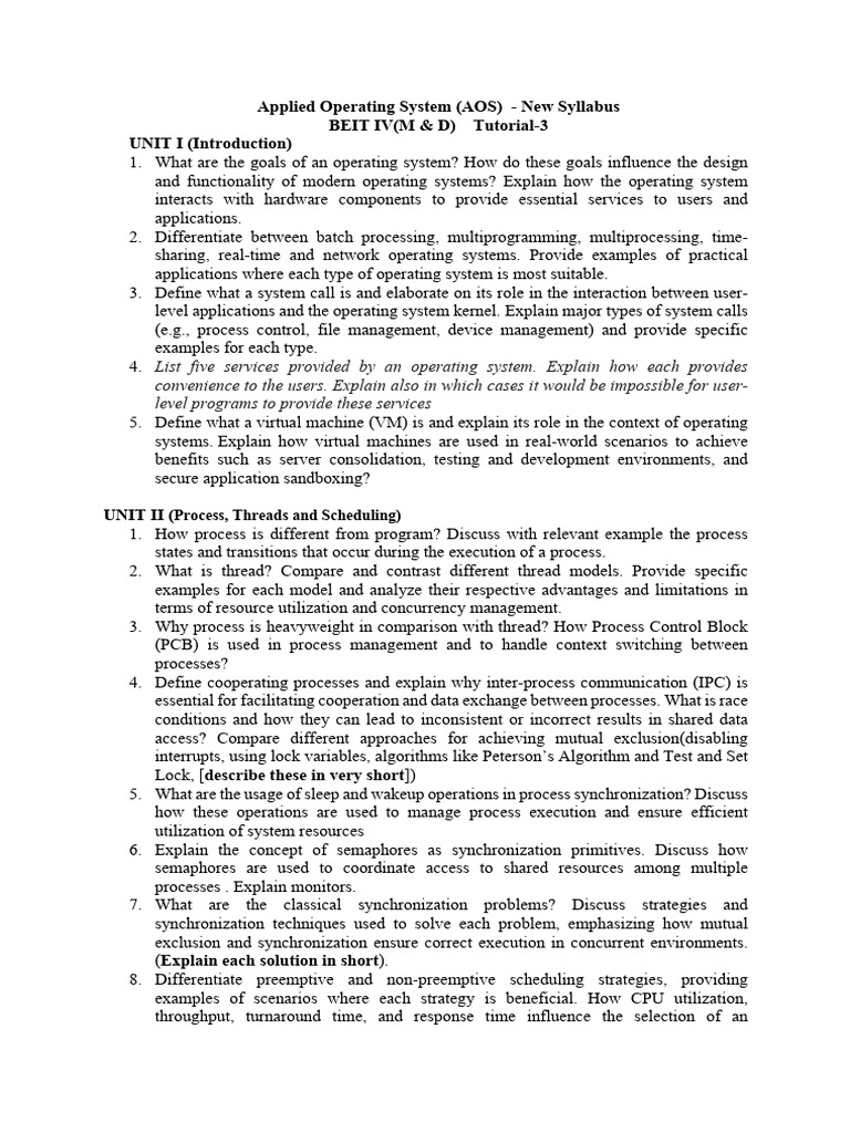 Aos QN | PDF | Process (Computing) | Thread (Computing)