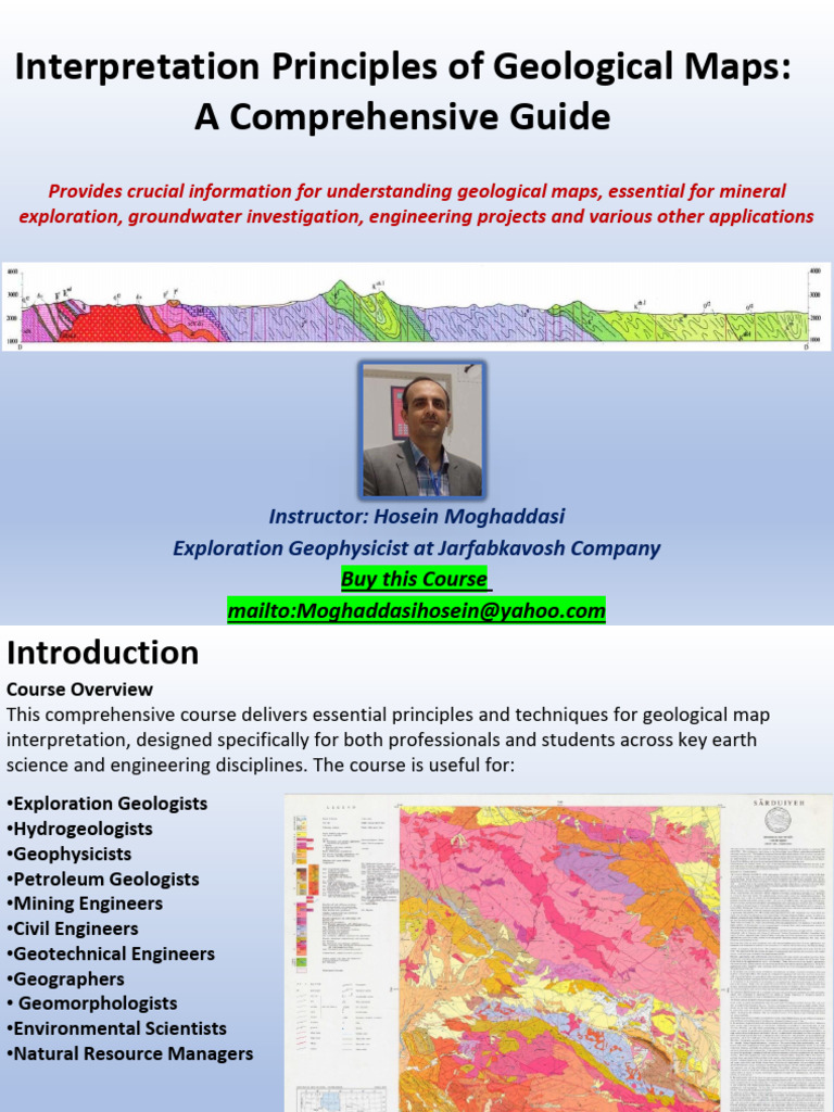 Interpretation Principles of Geological Map | PDF | Geology | Granite