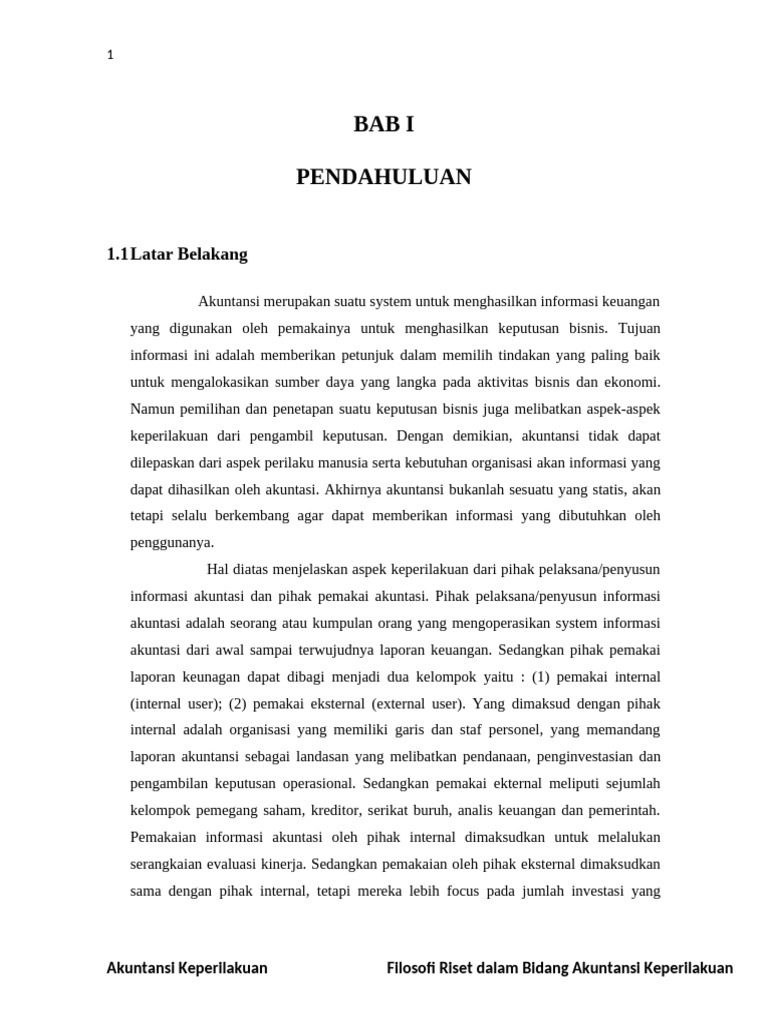 BAB 4 Filosofi Riset dalam Bidang Akuntansi Keperilakuan | PDF
