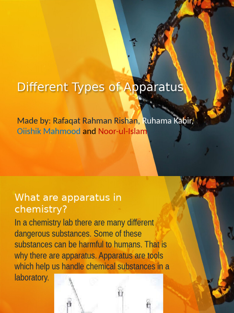 Types of Laboratory Apparatus | PDF