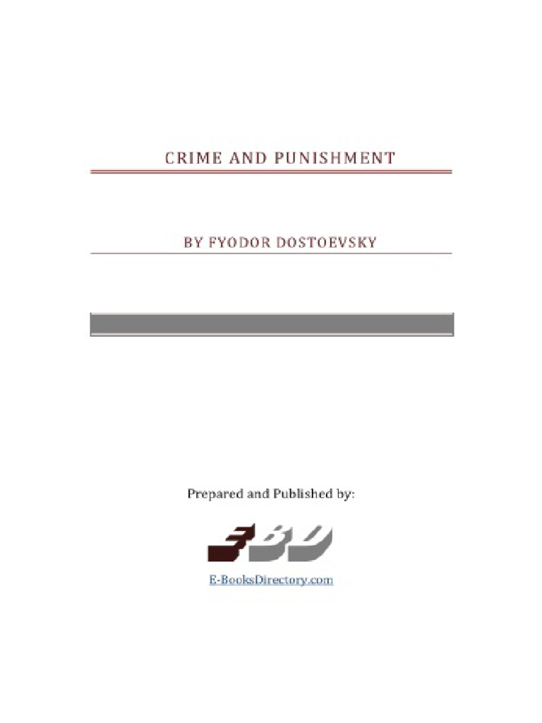 Crime and Punishment - Fyodor Dostoevsky (Fyodor Dostoevsky) - 2012 ...