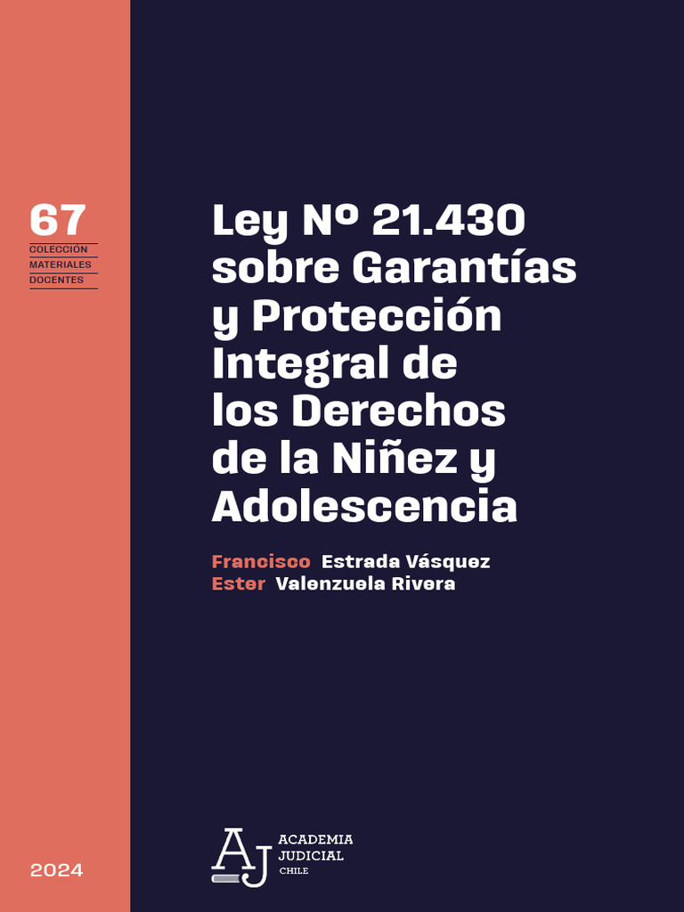 2024.08.07 - MD67 - Ley 21430 Sobre Garantias y Proteccion Integral ...