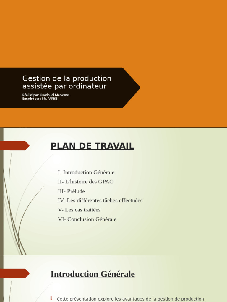 POWERPOINT GPAO_ | PDF | Internet des objets | Informatique