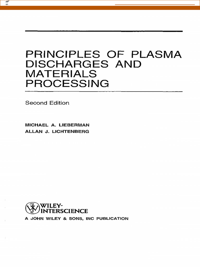 Principles of Plasma Discharges and Materials Processing: Second ...