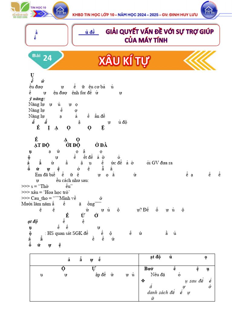 Ga Tin10 b24 Liu | PDF
