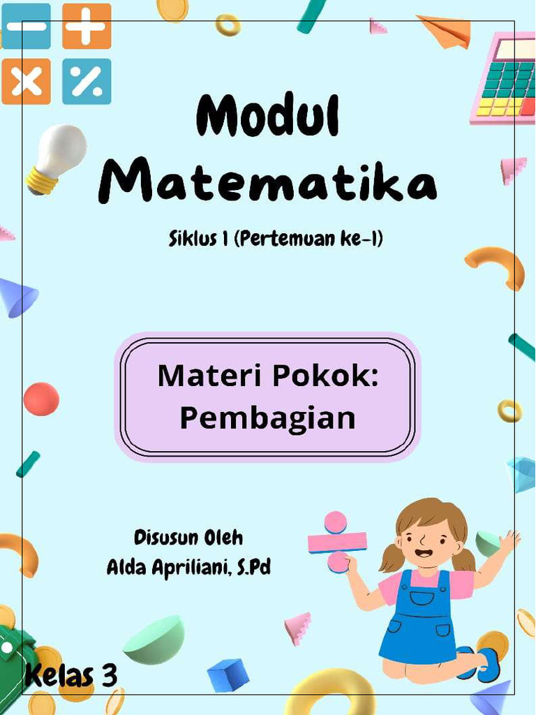 Modul Ajar Matematika Pertemuan Ke-1 Siklus 1 | PDF