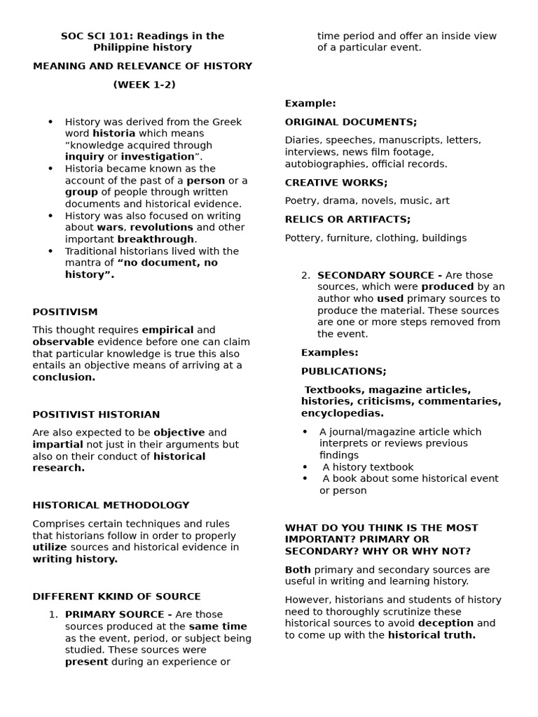 Soc Sci 101 Prelims Reviewer | PDF
